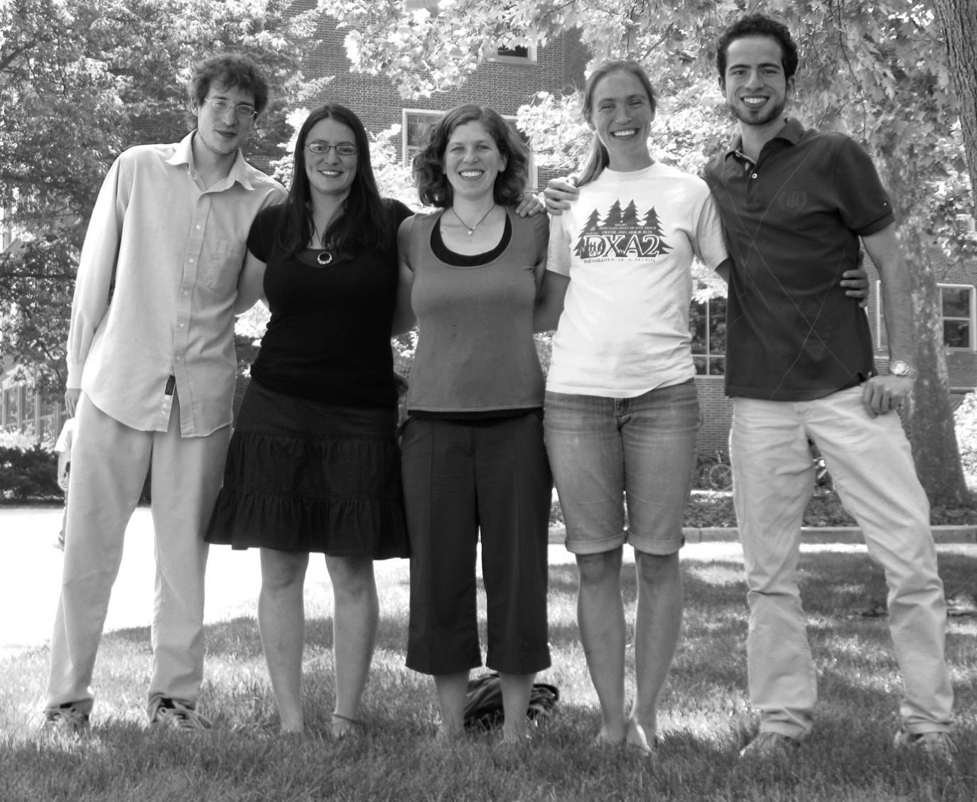 Pictured from left: Gyorgy Barabas , Rosalyn Rael, Annette Ostling ...