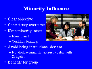 Minority Influence